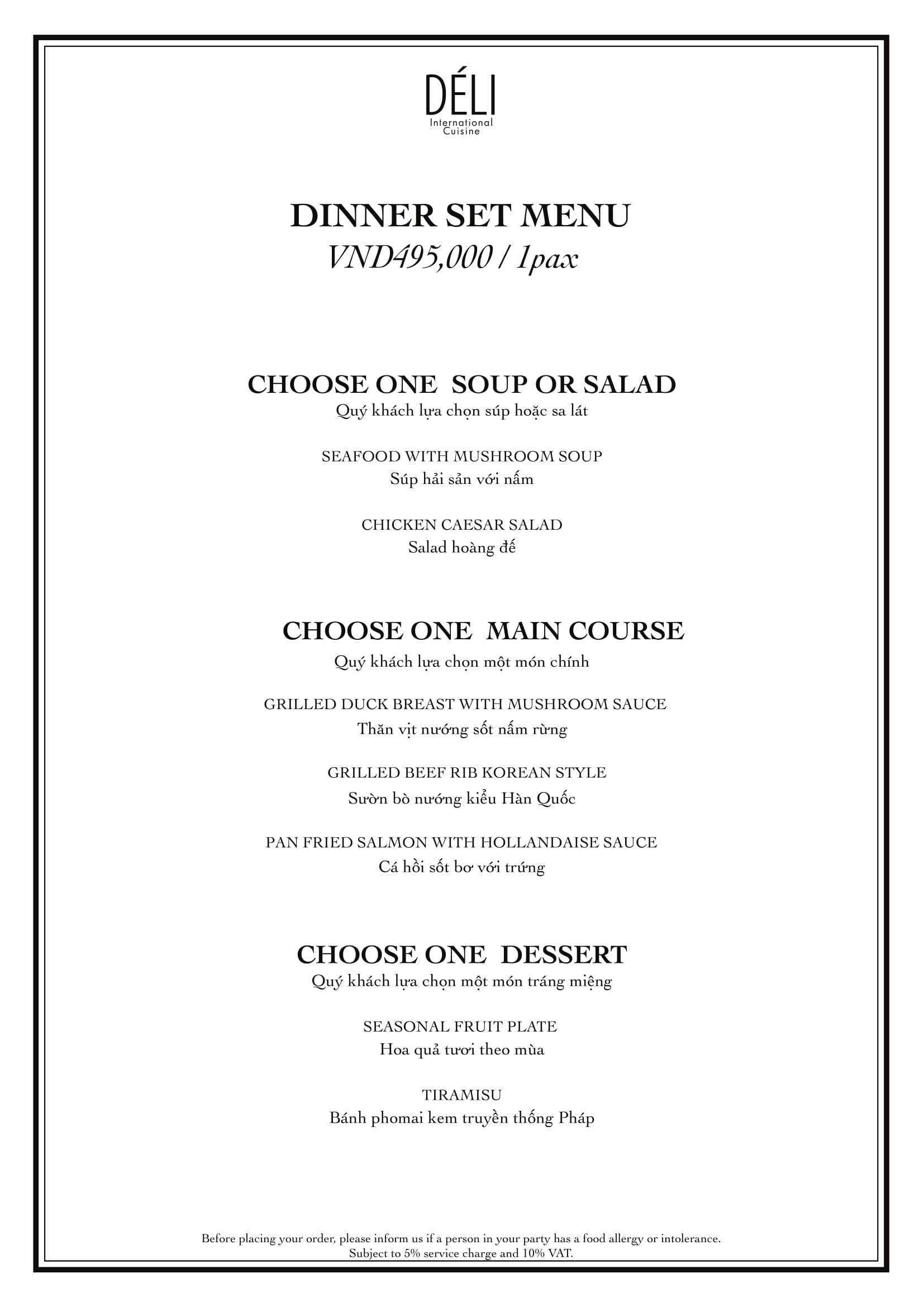 Tasty Lunch Dinner Set Menus GrandVista Tasty Lunch Dinner Set Menus GrandVista